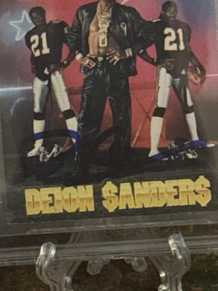 1992 Upper Deck UD Skybox DEION SANDERS Prime Time HoF SIGNED AUTO ...
