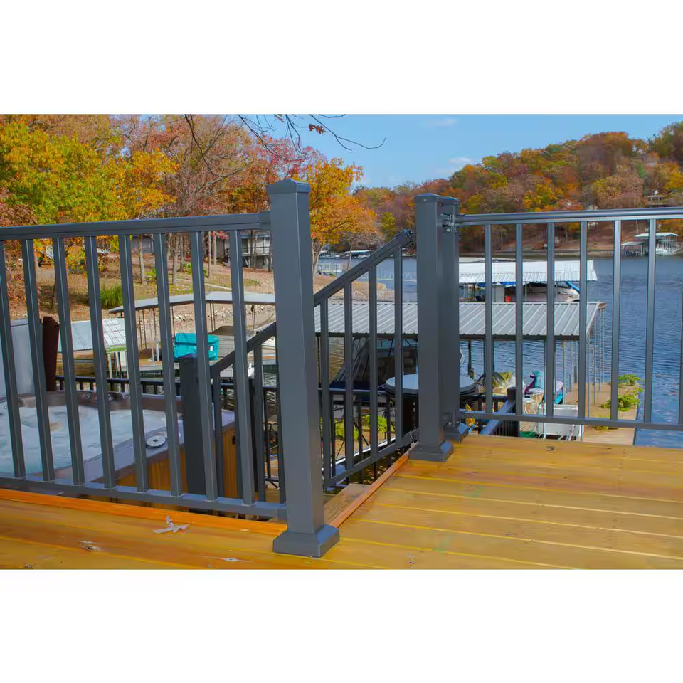 3 In. X 3 In. X 44 In. Bronze Aluminum Post with Welded Base ...