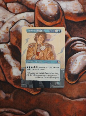 Magic the Gathering Temporal Adept Hand Painted Unique Custom MTG Alter ...
