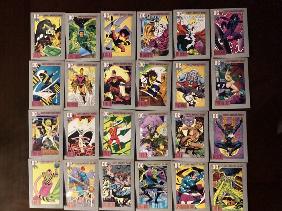 1992 Series 1 DC Comics Trafing Cards Complete Set Of 180 1 Whole set ...