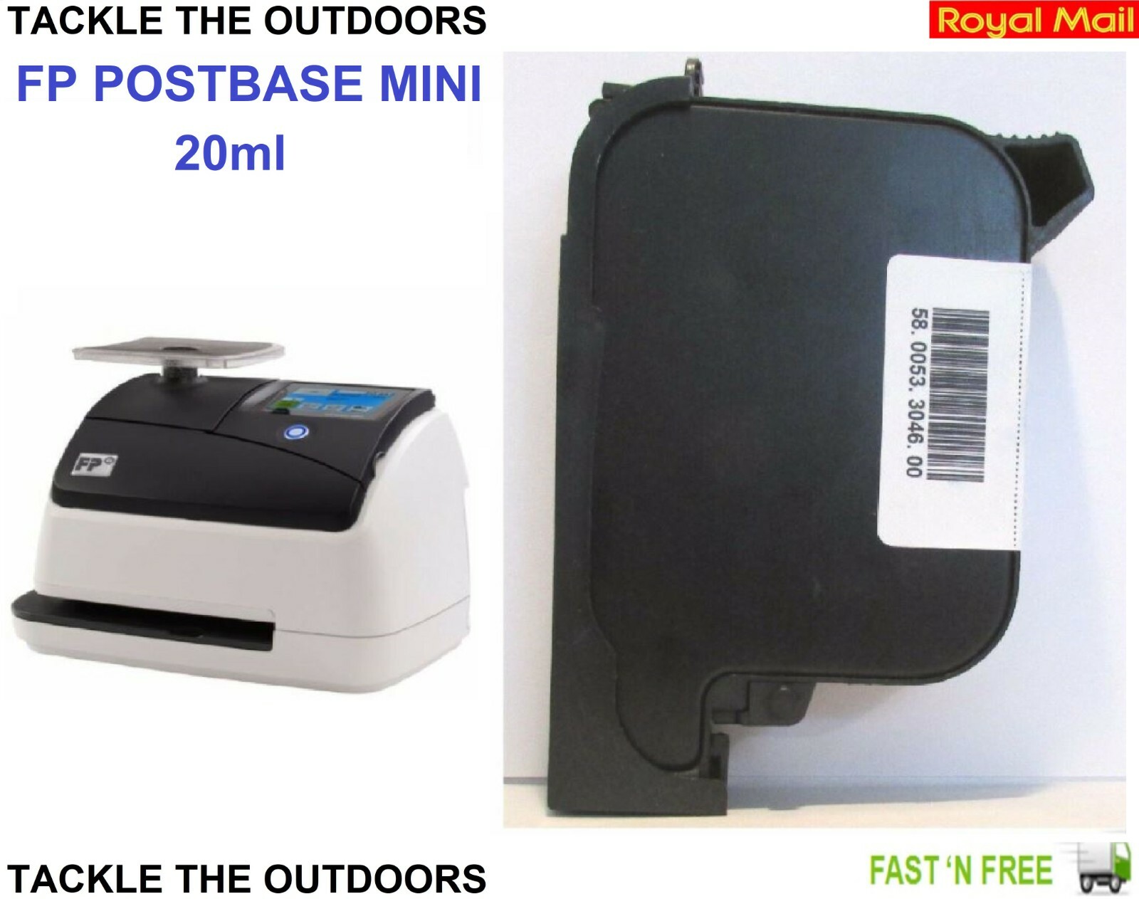 FP Postbase MINI 20ml Blue Replacement 58.0053.3046.00 Franking Ink ...