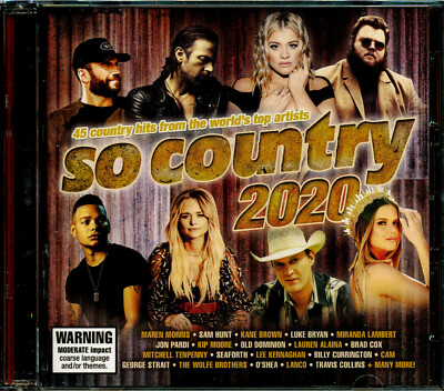 So Country 2020 2-disc CD NEW Sam Hunt Luke Bryan Jon Pardi ...