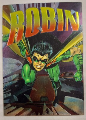 DC LEGENDS '95 POWER CHROME 1995 SKYBOX Robin H17 SINGLE HARD HITTERS ...