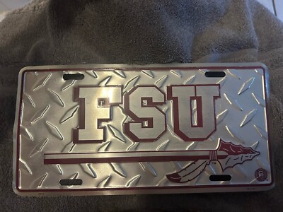 FSU Florida State University Booster License Plate | eBay