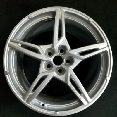 CHEVY CORVETTE FACTORY C8 WHEELS RIMS (Set Of 4) OEM SILVER 2020-2024 ...