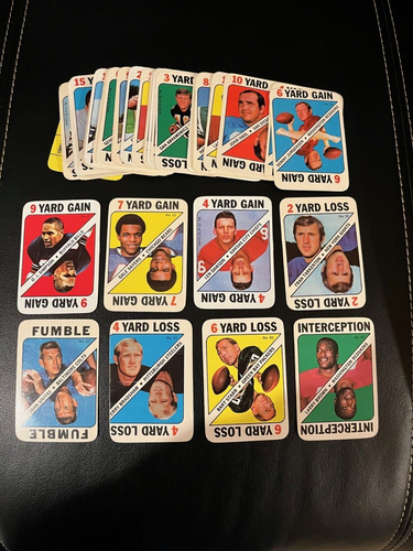 1971 TOPPS FOOTBALL COMPLETE GAME CARD SET * 1 - 52 * | eBay