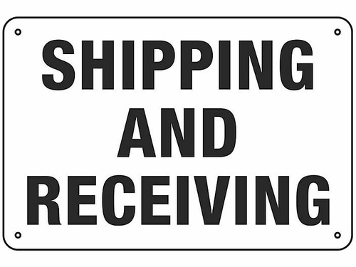 Shipping And Receiving Loading Dock Notice Aluminum Metal Sign | eBay
