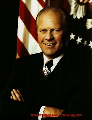 "President Gerald Ford" /The 38th USA President/ (Postcard)- {RB70}- | eBay
