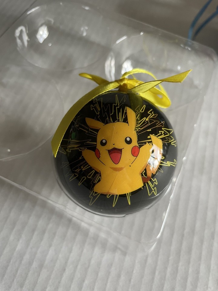 Pokemon Pikachu Christmas Tree Ornaments Set of 4 EUC | eBay