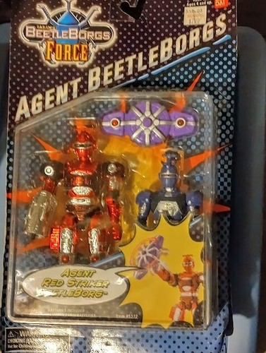 Beetleborg Force Agent Red Striker Saban's | eBay