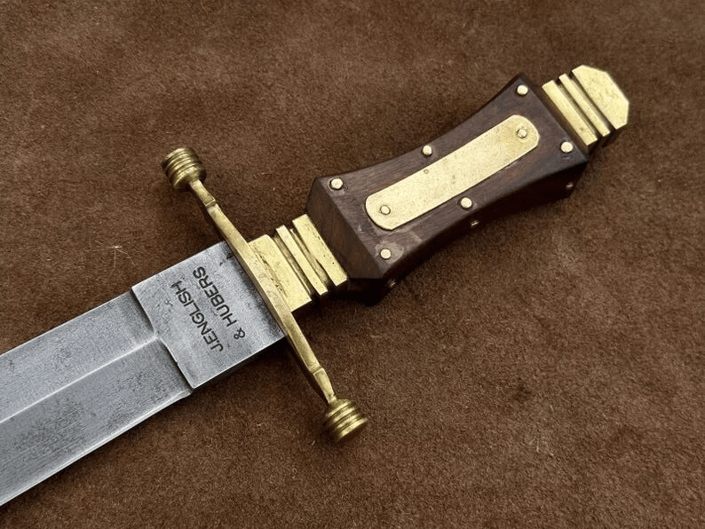 Handmade knife Vintage-Style Bowie Knife by J.English & Hubers ...