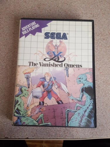 Ys: The Vanished Omens version originale sega master system en boite | eBay