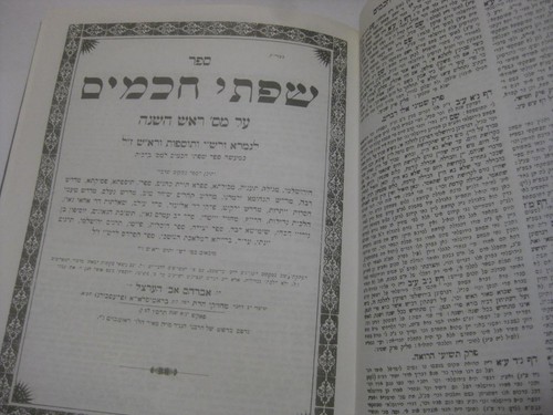 Hebrew SIFTE CHACHAMIM on Shas by Rabbi Avraham Hertzel of Pressburg | eBay