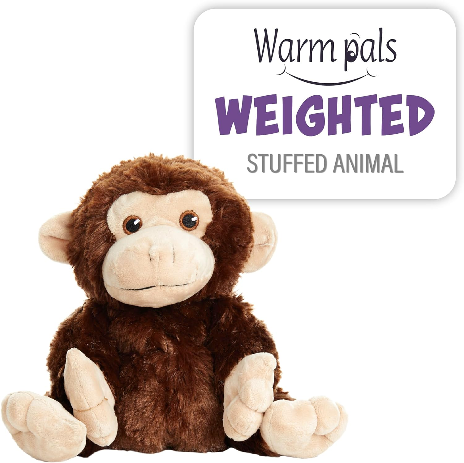 Warm Pals - Marvin the Monkey - 1.5Lbs - Cozy Microwavable Lavender ...