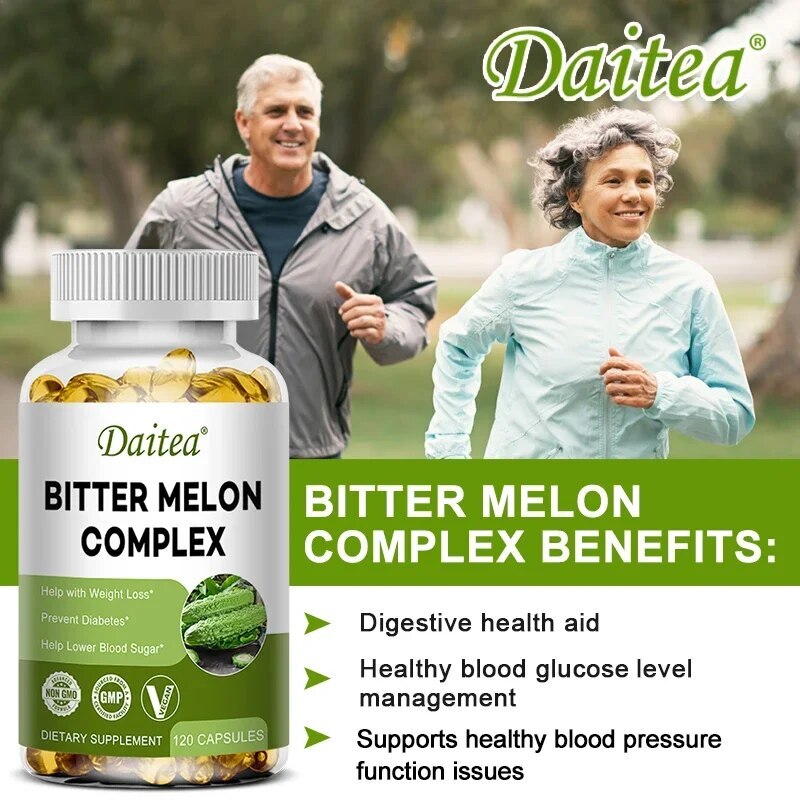 Organic Bitter Melon Extract Capsules - Blood Sugar Support 2500mg ...