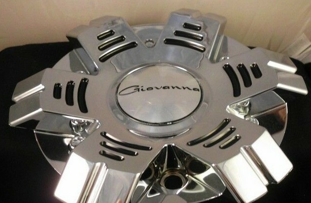 Giovanna Canelli Chrome Custom Center Cap # 899L204 NEW! 22IN/26IN (2 ...