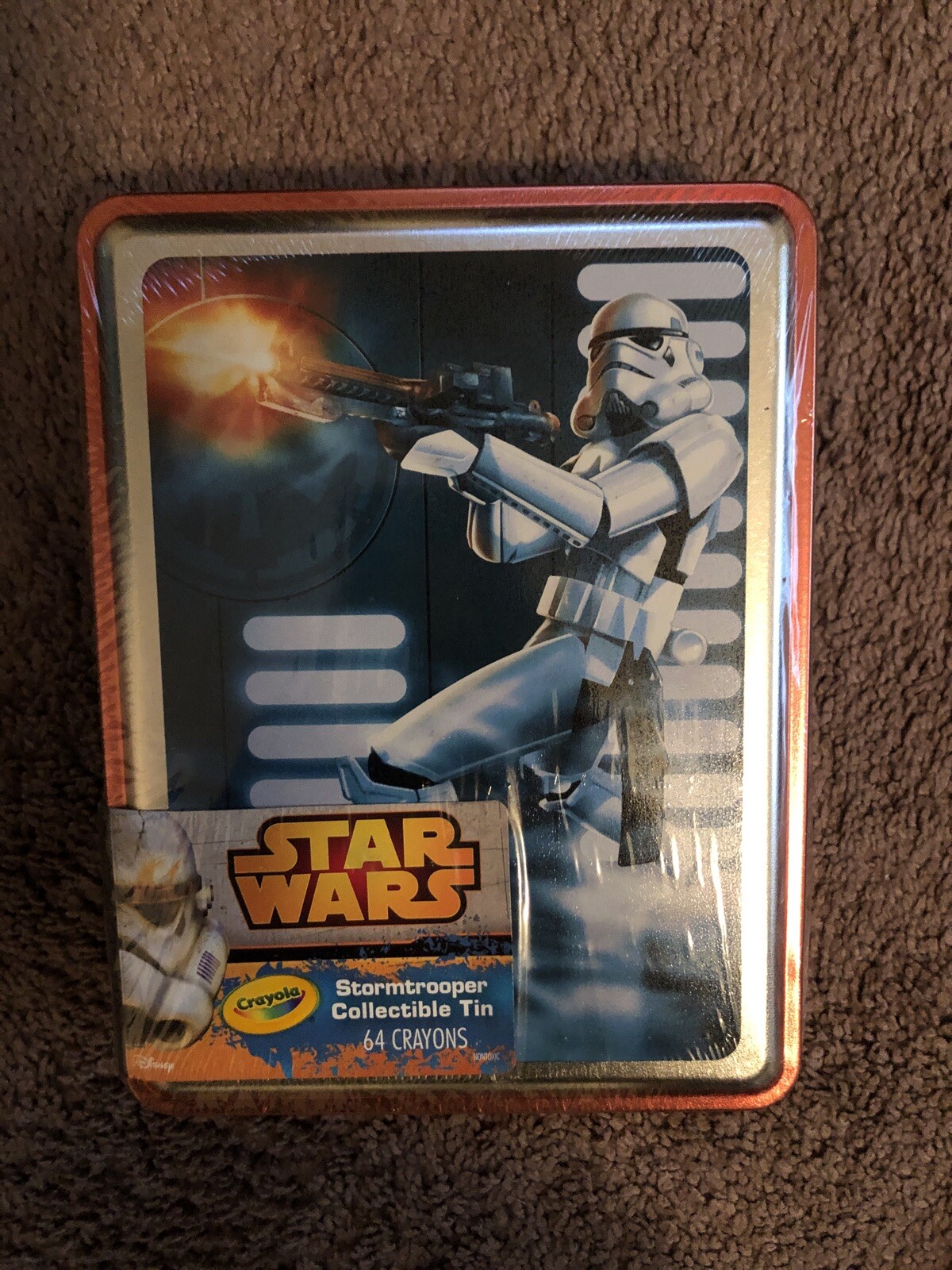 Set of 4 Crayola Star Wars Stormtrooper 64 Crayons in a Collectible Tin ...