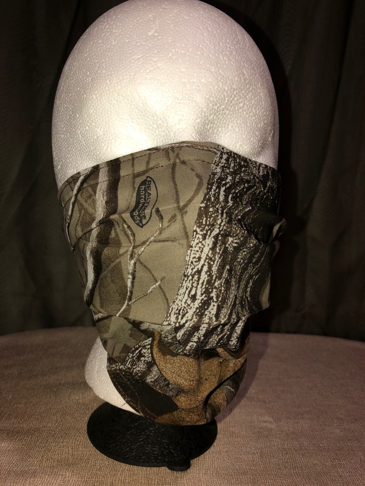 REALTREE HARDWOODS Mouth Face SCARF Expandable Handmade | eBay