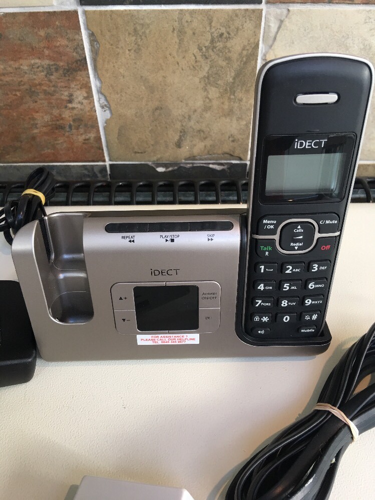 iDect Freedom Handset Home Phone Base, Charger, Handset, PSU | eBay UK
