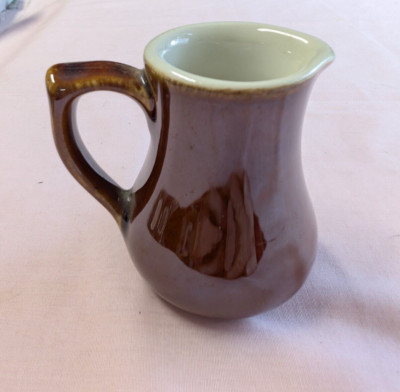Vintage Hall 3" Brown creamer pitcher | eBay
