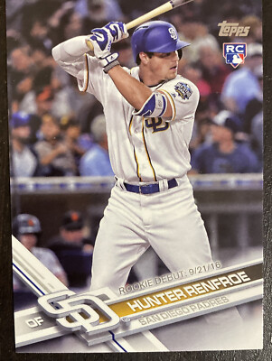 2017 Topps Update Series Baseball #US22 HUNTER RENFROE ROOKIE DEBUT ...
