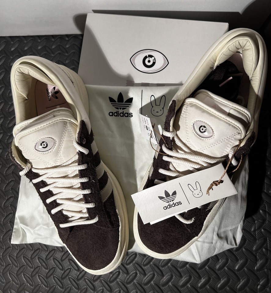 NEW Adidas Originals x Bad Bunny Campus size 12 Dark Brown Men's Shoes ...