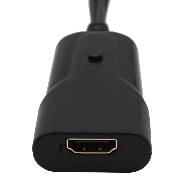 RCA AV CVBS to HDMI-compatible Converter Set-top Box to TV Cable PAL ...