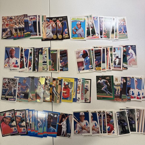 Montreal Expos (Washington Nationals) Team Lot Approx 125 Cards | eBay UK