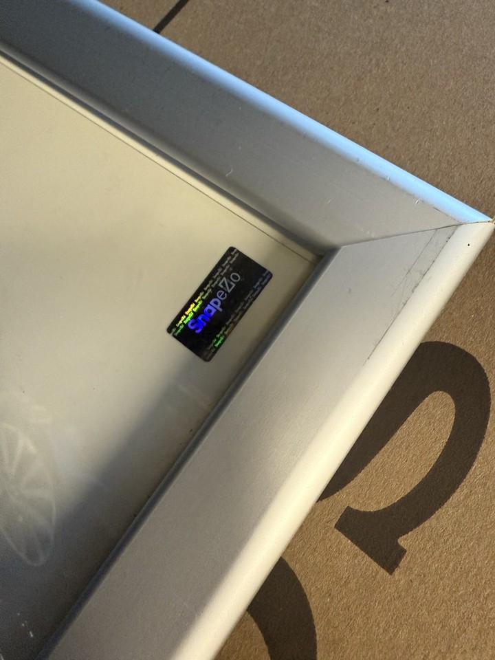 (2) 24x36 Aluminum Snap Frame Poster Wall Display Front Loading Silver ...