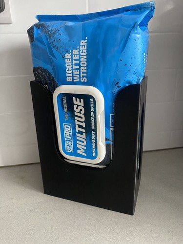 Uniwipe Ultragrime Van Tidy Wipe Pack Holder Workshop Wall Wipe ...