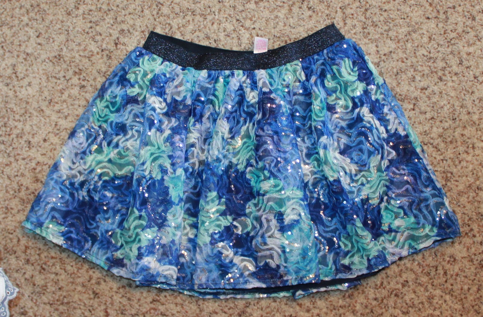 Choice of 2 * JUSTICE Girls Sz 12 SKIRTS (netting overlay w/ shorts ...