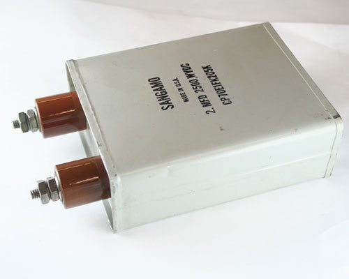 1x 2mfd 2500VDC Hermetically Sealed Oil Capacitor 2uf 2500V 2,500 Volts ...