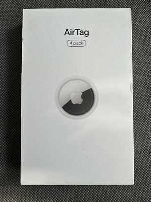 Apple AirTag White Air Tag (4 Pack) - New Sealed 100% authentic. FREE ...