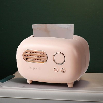 Antique Radio Tissue Box Napkin Storage Box Tissue Holder for Pink | eBay