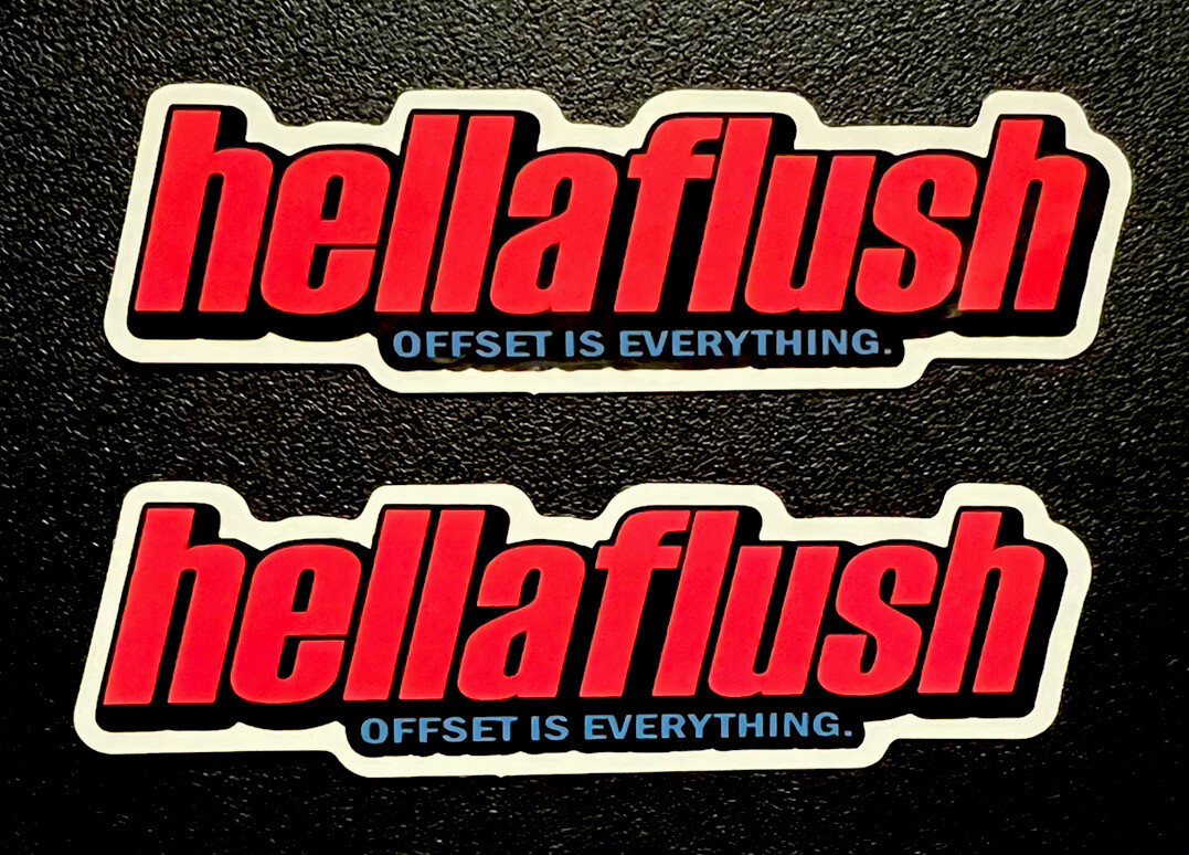 Hellaflush Logo Sticker