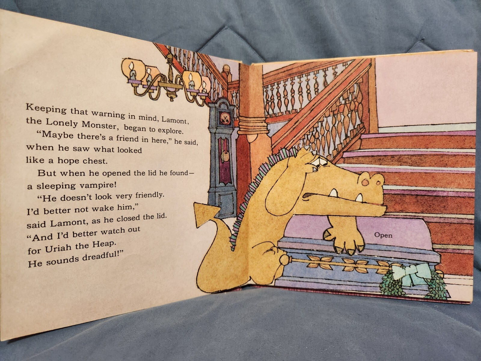 LAMONT the LONELY MONSTER Book HALLMARK LIFT & LOOK URIAH HEAP Friend ...