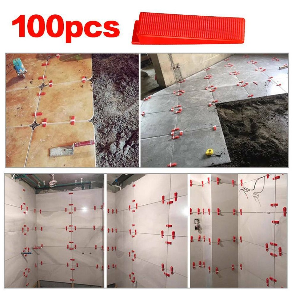 1/8 inch 3mm Gap Clip Tile Leveling System Floor Wall Gap Tile Spacer ...