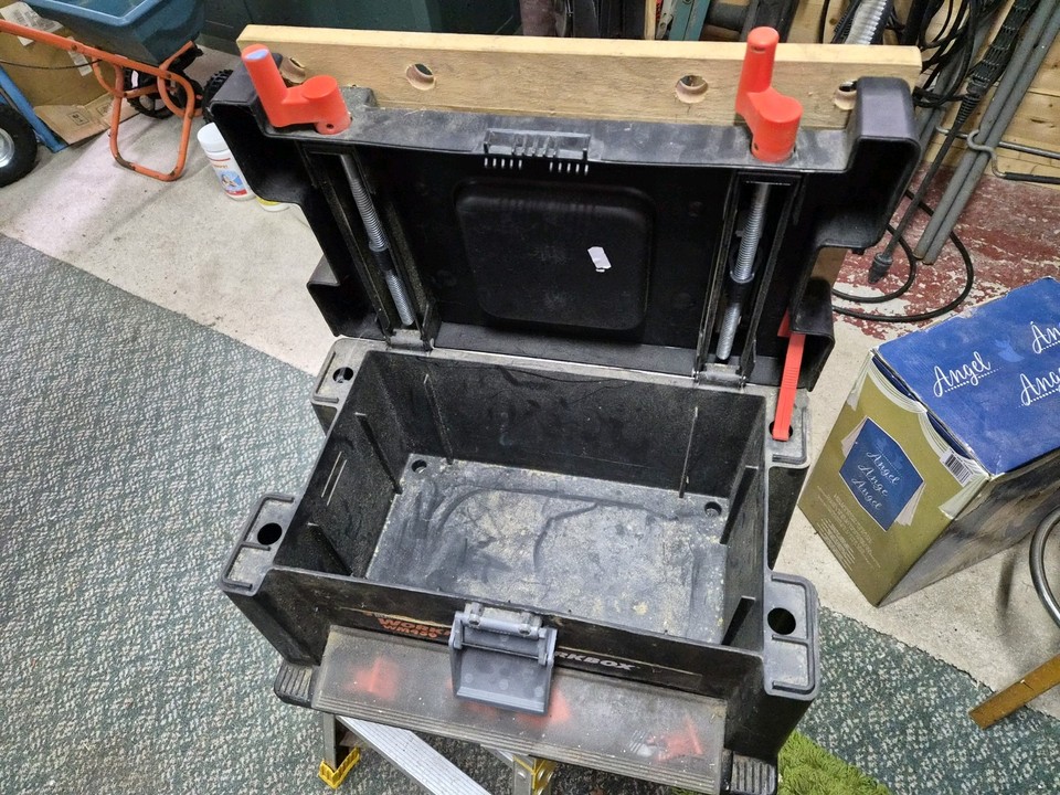 Black & Decker WM450 Workmate Workbox DIY Work Bench & Tool Storage Box ...