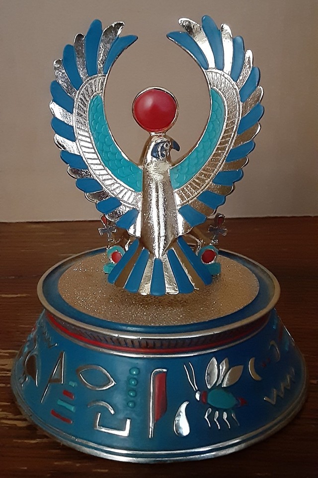 Franklin Mint Treasures of Ancient Egypt Figurine - Mighty Sun God Ra ...