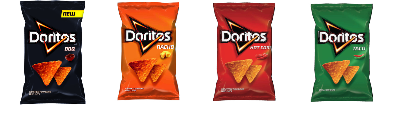 NEW DORITOS - 100G - CRUNCHY CORN TORTILLA CHIPS CRISPS AMERICAN SNACKS ...