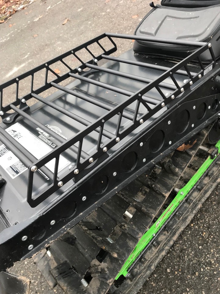 Arctic Cat / Polaris Snowmobile Tunnel Rack, Tunnel Bag Rack, Cargo ...