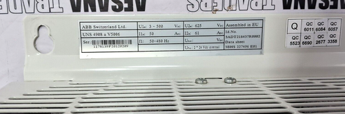 ABB | UNITROL 6000 | 6080 | A6T-O/D1M3-F40 | 3ADT218437R0002 ...