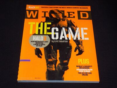 2007 SEPTEMBER WIRED MAGAZINE - HALO 3 THE GAME NICE FRONT COVER - L ...
