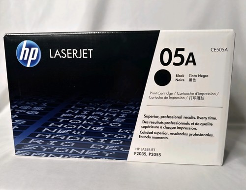 NEW Sealed Box HP 05A (CE505A) Black Toner Cartridge – Genuine OEM | eBay
