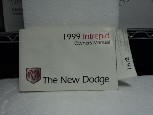 1999 99 INTREPID * OEM * OWNERS MANUAL OWNER'S HANDBOOK GUIDE 2141 | eBay