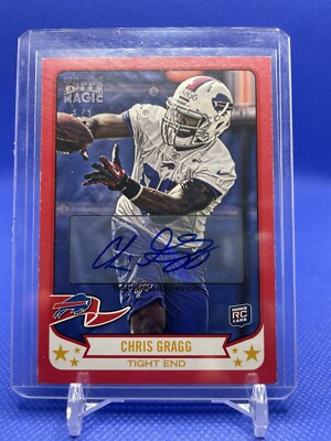 Chris Gragg 2013 Topps Magic 1/1 Auto Red Rookie RC SP #109 Buffalo ...