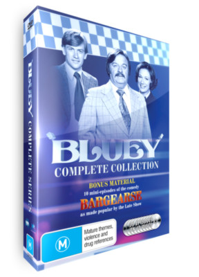 BLUEY - COMPLETE COLLECTION DVD SET + BARGEARSE - NEW / SEALED ...