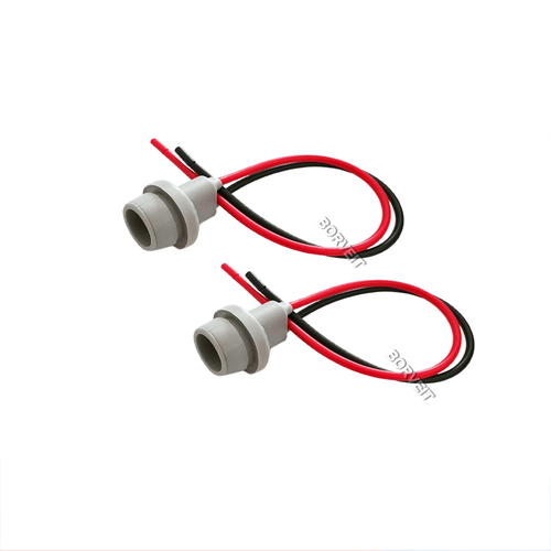 Universal Pigtail Wire Female Socket 194 Q T10 PGS License Plate Tag ...