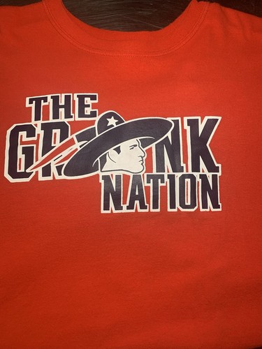 The Gronk Nation 2XL Long Sleeve Red Shirt Rob Gronkowski New England ...
