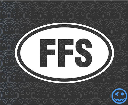FFS INTERNATIONAL OVAL DECAL STICKER 140mmW Car Ute Truck Trailer Wall ...